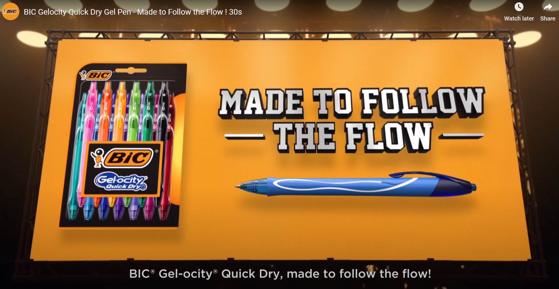 BIC makes new pen to go with the flow - bpgi LLP